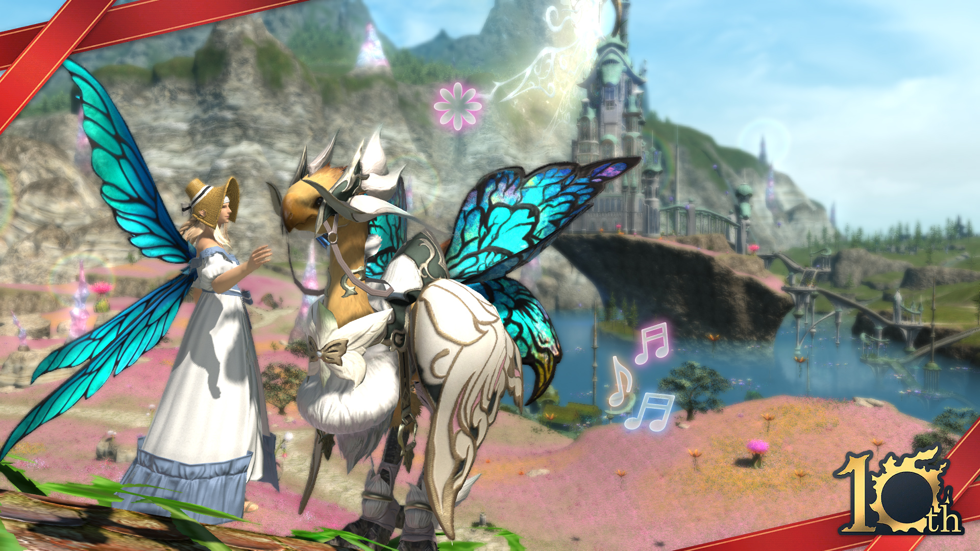 Introducing 10th Anniversary Frames and Stickers for Group Pose | FINAL FANTASY XIV, The Lodestone