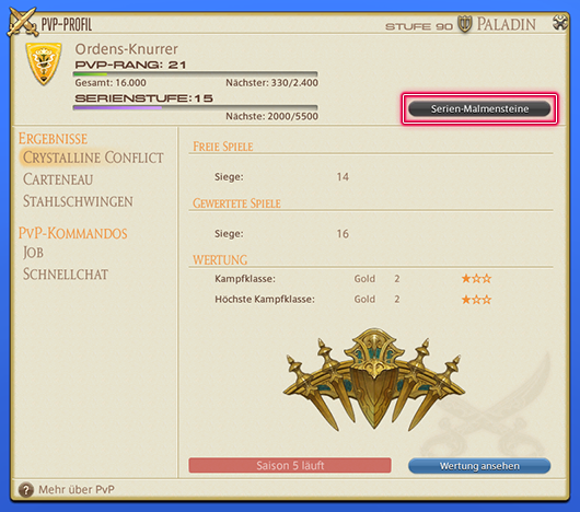 Die PvP-Serie 6 endet mit der Veröffentlichung von Patch 7.1! | FINAL FANTASY XIV : The Lodestone