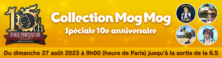 Début de la Collection Mog Mog – Spéciale 10e anniversaire le 27 août ...
