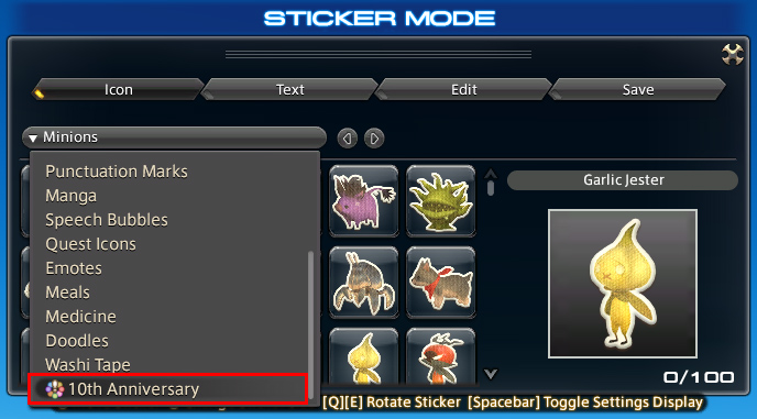 Introducing 10th Anniversary Frames and Stickers for Group Pose | FINAL FANTASY XIV, The Lodestone